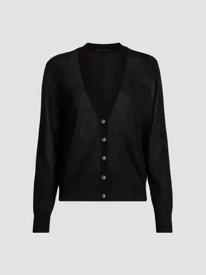Kobi Halperin Jenna Jersey Cardigan - Black