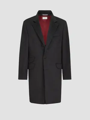 Brunello Cucinelli Lightweight Virgin Wool Cloth Coat