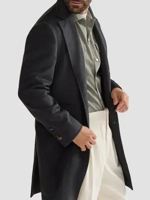 Brunello Cucinelli Lightweight Virgin Wool Cloth Coat
