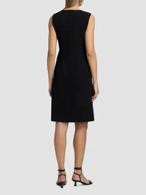 Kobi Halperin Briel Crepe Sleeveless Midi-dress - Black