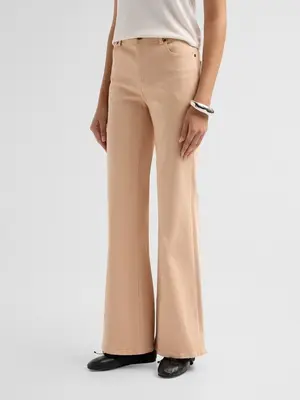 Kobi Halperin Rosie Gart-dyed Flare Pants - Chai