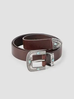 Brunello Cucinelli Pull-up Calfskin Belt