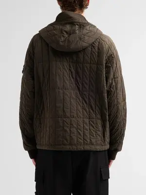 Stone Island Capospalla Quilted Nylon Hooded Jacket
