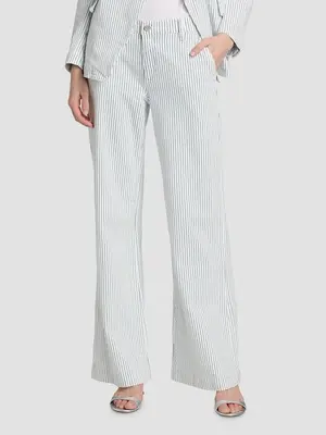 Kobi Halperin Keren Striped Straight-leg Pants