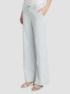 Kobi Halperin Keren Striped Straight-leg Pants