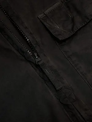 Stone Island Zip-front Cotton Shirt Jacket