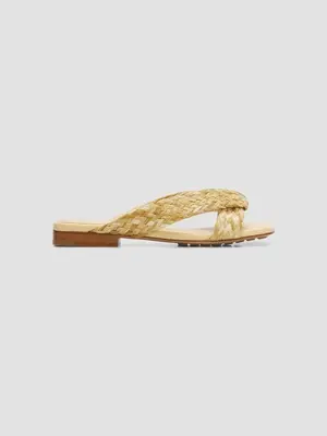 Bottega Veneta Riva​ Raffia Sandals