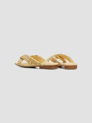 Bottega Veneta Riva​ Raffia Sandals