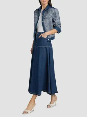 Kobi Halperin Ysabelle Denim Maxi Skirt