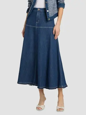 Kobi Halperin Ysabelle Denim Maxi Skirt