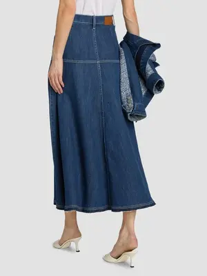 Kobi Halperin Ysabelle Denim Maxi Skirt