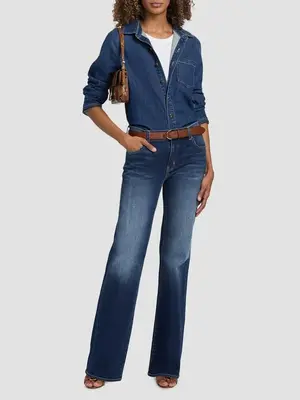 Kobi Halperin Eden Denim Low-rise Flared Jeans