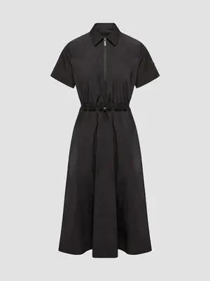 Moncler Shirt Dress With Pleats