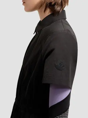 Moncler Shirt Dress With Pleats