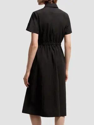 Moncler Shirt Dress With Pleats