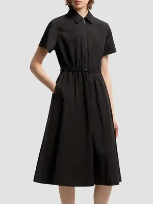 Moncler Shirt Dress With Pleats