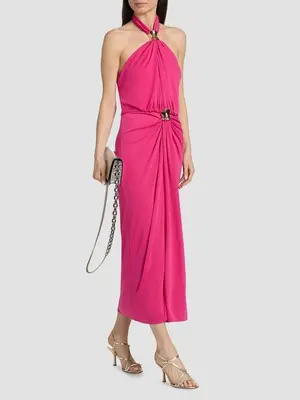 Cinq À Sept Bangle Kaily Halterneck Midi-dress