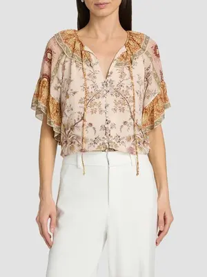 Kobi Halperin Verity Printed Tunic Blouse