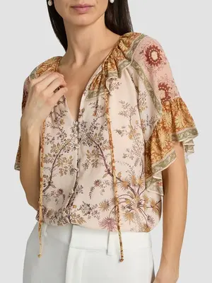 Kobi Halperin Verity Printed Tunic Blouse