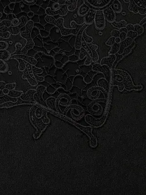 Kobi Halperin Frankie Lace Satin-back Crepe Blouse