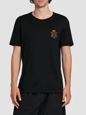 Dolce & Gabbana Logo Cotton T-shirt - Nero