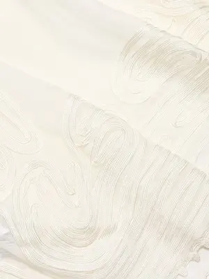 Kobi Halperin Florence Embroidered Sheer Blouse - Ivory