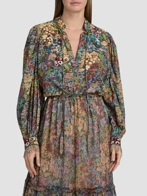 Kobi Halperin Clara Floral Cotton Blouse