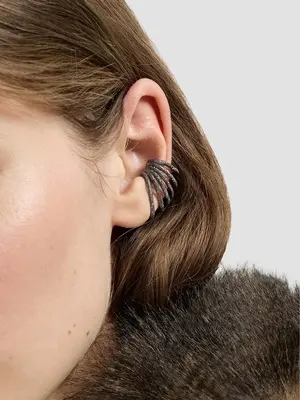 Brunello Cucinelli Sterling Shimmer Ear Cuff