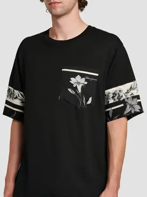 Dolce & Gabbana Floral Cotton-silk T-shirt