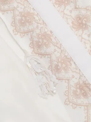 Kobi Halperin Lauryn Lace Print Cotton-silk Maxi Dress - Ivory