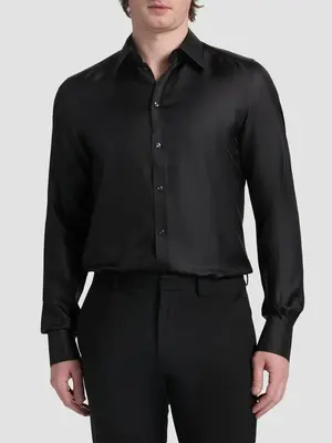 Dolce & Gabbana Silk Twill Button-front Shirt