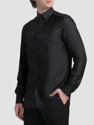 Dolce & Gabbana Silk Twill Button-front Shirt