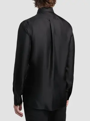 Dolce & Gabbana Silk Twill Button-front Shirt