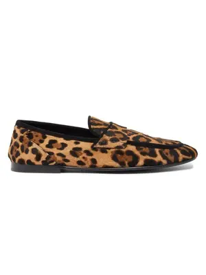 Dolce & Gabbana Crosta -print Calf Hair Loafers