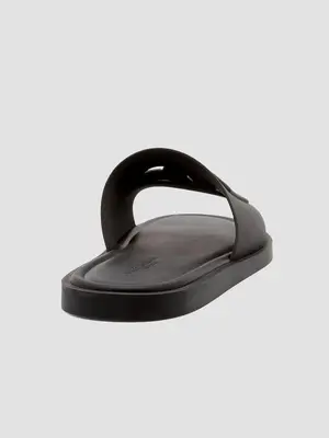 Dolce & Gabbana Gomma Logo Slides - Nero