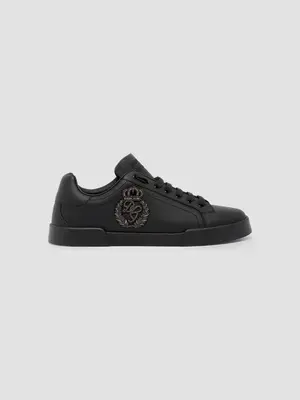 Dolce & Gabbana Logo Leather Low-top Sneakers