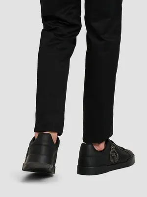 Dolce & Gabbana Logo Leather Low-top Sneakers