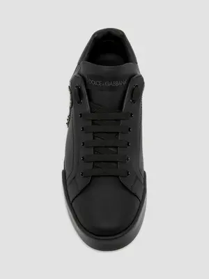 Dolce & Gabbana Logo Leather Low-top Sneakers
