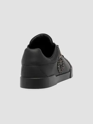 Dolce & Gabbana Logo Leather Low-top Sneakers