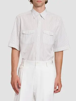Dolce & Gabbana Striped Cotton Poplin Shirt