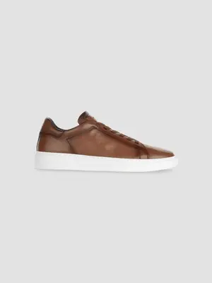 To Boot New York James Leather Elastic Slip-on Sneakers
