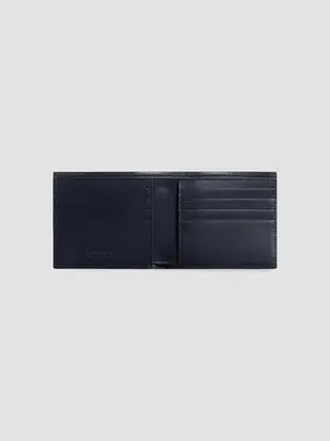 Bottega Veneta Bicolor Intrecciato Leather Bifold Wallet