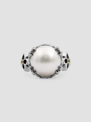 Stephen Dweck Pearlicious Sterling 18k Yellow Gold & Multi-stone Ring - Silver