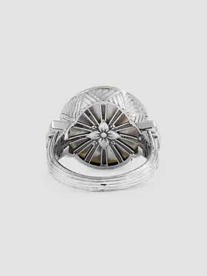 Stephen Dweck Pearlicious Sterling 18k Yellow Gold & Multi-gemstone Ring