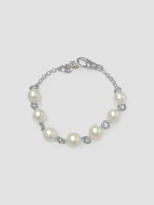 Stephen Dweck Pearlicious Sterling 18k Yellow Gold & Multi-gemstone Bracelet