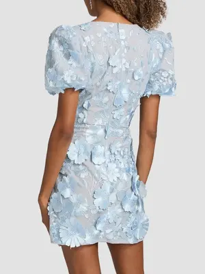 ELLIATT Zayla 3d Floral Mesh Minidress