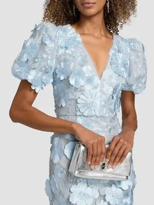 ELLIATT Zayla 3d Floral Mesh Minidress