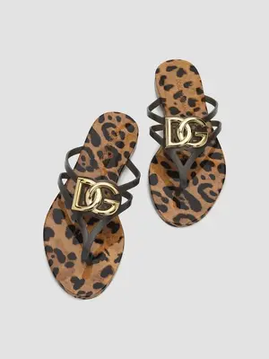 Dolce & Gabbana Dg Jelly Printed Sandals