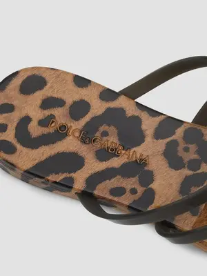 Dolce & Gabbana Dg Jelly Printed Sandals