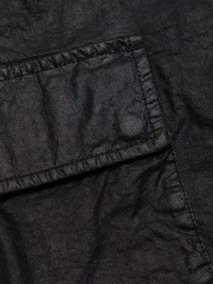 Stone Island Waxed Cotton Cargo Shorts